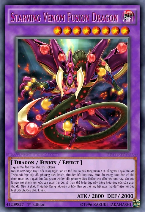 Starving Venom Fusion Dragon | Wikia Yu-Gi-Oh! Bài Tiếng Việt | Fandom