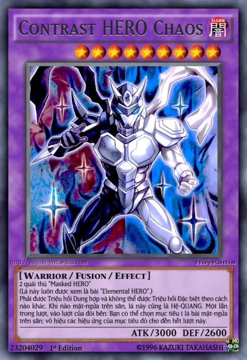 Contrast HERO Chaos | Wikia Yu-Gi-Oh! Bài Tiếng Việt | Fandom
