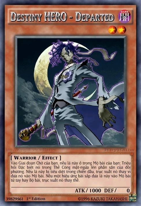 Destiny HERO - Departed | Wikia Yu-Gi-Oh! Bài Tiếng Việt | Fandom