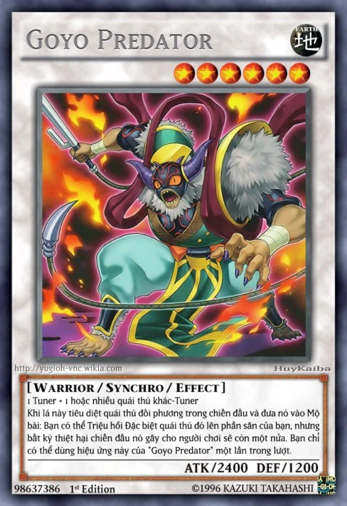 Goyo Predator | Wikia Yu-Gi-Oh! Bài Tiếng Việt | Fandom