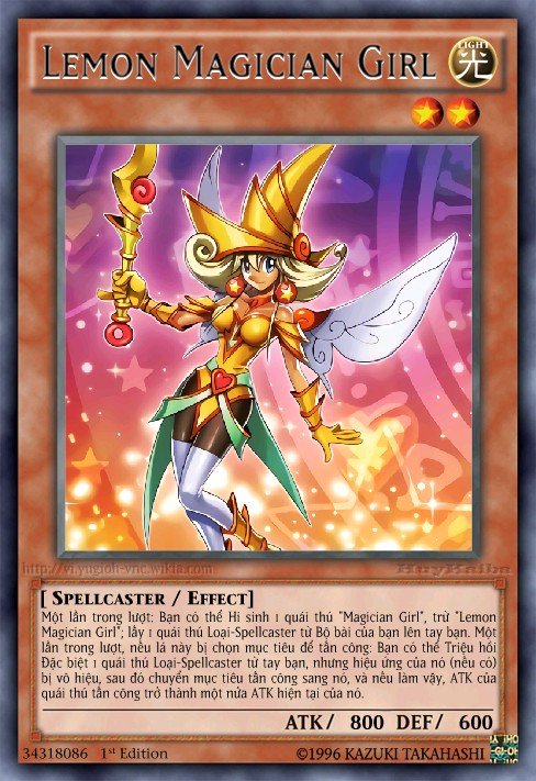 Lemon Magician Girl Wikia Yu Gi Oh Bài Tiếng Việt Fandom