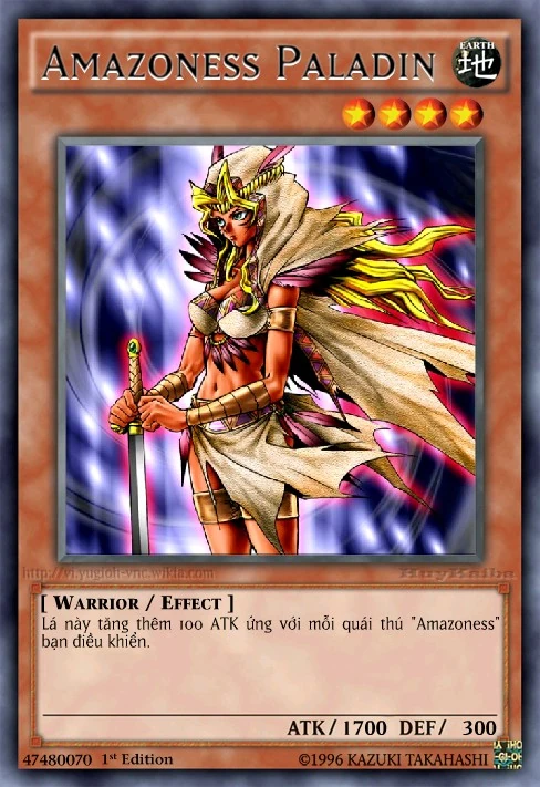 Amazoness Paladin | Wikia Yu-Gi-Oh! Bài Tiếng Việt | Fandom