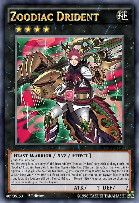 Zoodiac Drident | Wikia Yu-Gi-Oh! Bài Tiếng Việt | Fandom