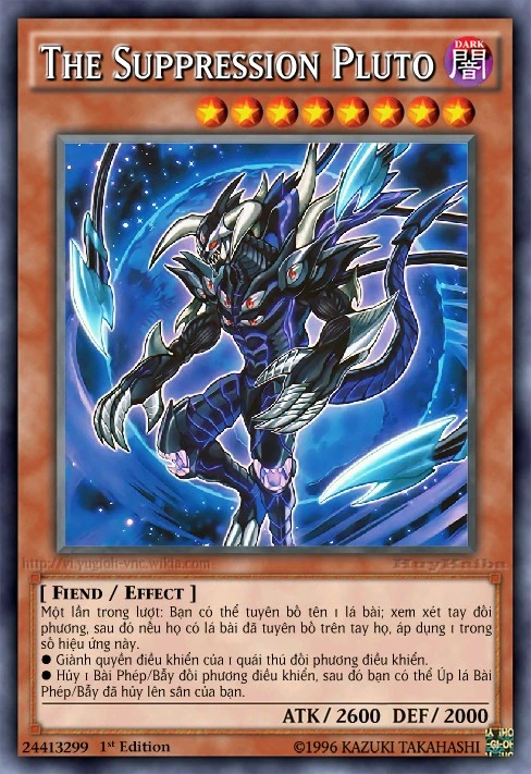The Suppression Pluto | Wikia Yu-Gi-Oh! Bài Tiếng Việt | Fandom