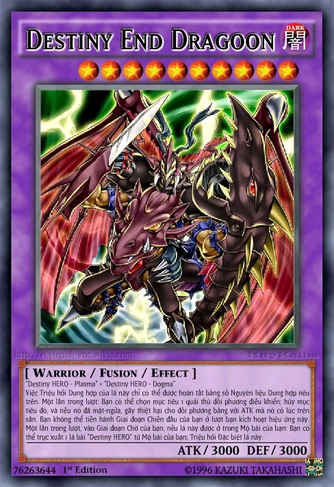 Destiny End Dragoon | Wikia Yu-Gi-Oh! Bài Tiếng Việt | Fandom