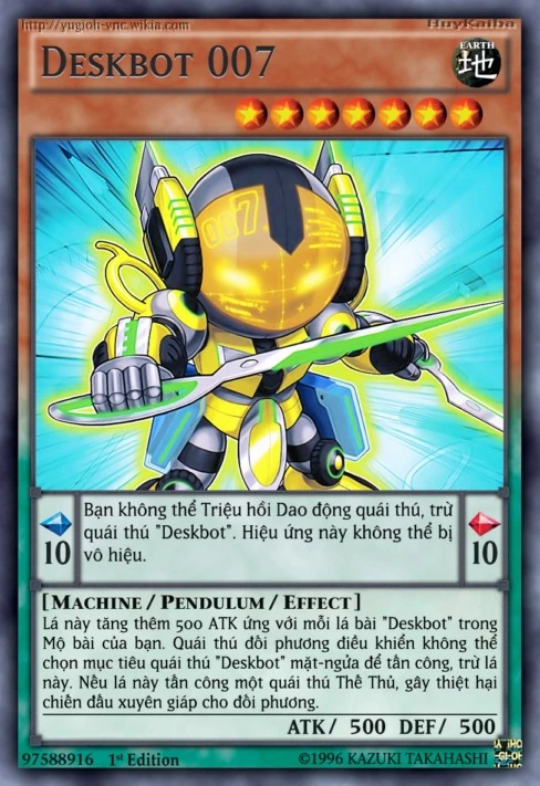 Deskbot 007 | Wikia Yu-Gi-Oh! Bài Tiếng Việt | Fandom