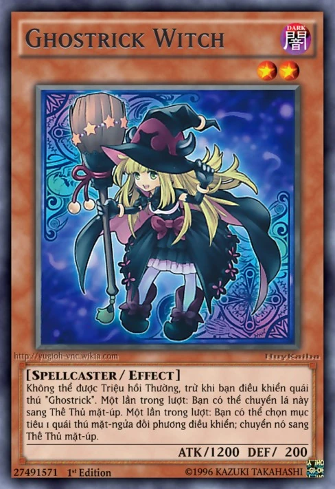 Ghostrick Witch | Wikia Yu-Gi-Oh! Bài Tiếng Việt | Fandom