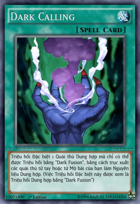 Dark Calling | Wikia Yu-Gi-Oh! Bài Tiếng Việt | Fandom