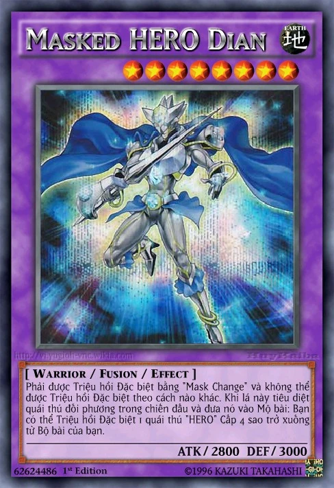 Masked HERO Dian | Wikia Yu-Gi-Oh! Bài Tiếng Việt | Fandom
