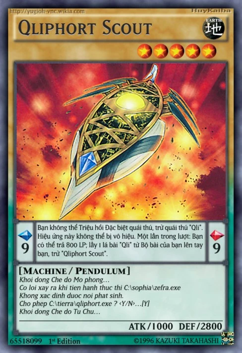Qliphort Scout | Wikia Yu-Gi-Oh! Bài Tiếng Việt | Fandom