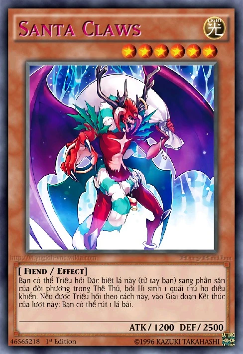 Santa Claws | Wikia Yu-Gi-Oh! Bài Tiếng Việt | Fandom