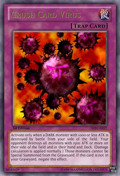 Crush Card Virus | Yu-Gi-Oh! X13 Wiki | Fandom