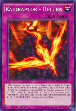 Raidraptor - Return | Yu-Gi-Oh! Wiki | Fandom