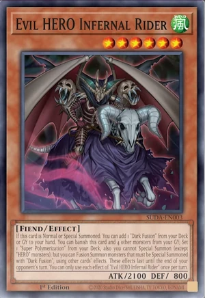 Evil HERO Infernal Rider | Yu-Gi-Oh! Wiki | Fandom
