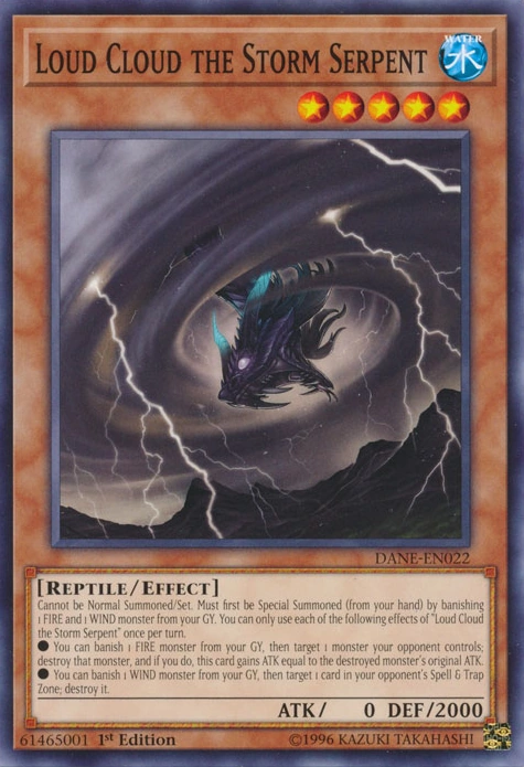 Loud Cloud the Storm Serpent | Yu-Gi-Oh! Wiki | Fandom