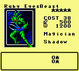 Ruby Eyes Beast | Yu-Gi-Oh! Wiki | Fandom