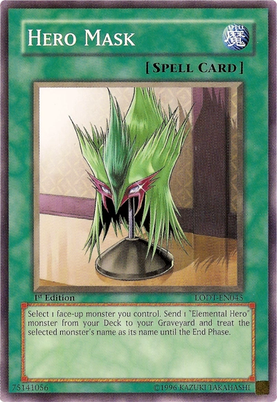 Card Gallery:Hero Mask | Yu-Gi-Oh! Wiki | Fandom