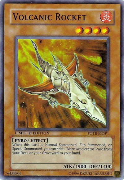 Card Errata:Volcanic Rocket | Yu-Gi-Oh! Wiki | Fandom