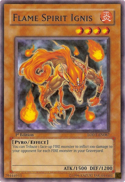 Flame Spirit Ignis | Yu-Gi-Oh! Wiki | Fandom