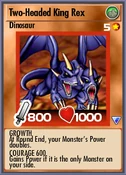 Card Gallery:Two-Headed King Rex | Yu-Gi-Oh! Wiki | Fandom