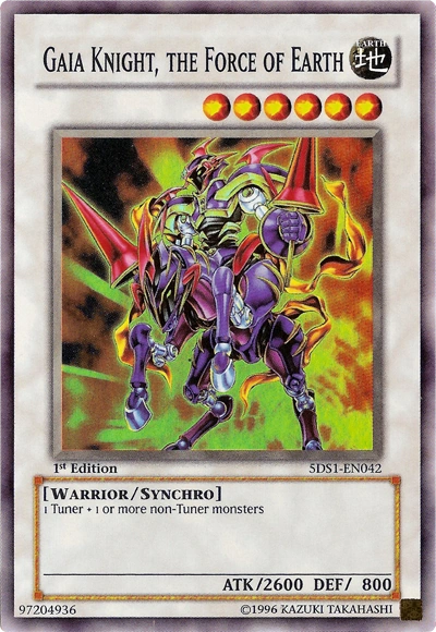 Card Gallery:Gaia Knight, the Force of Earth | Yu-Gi-Oh! Wiki | Fandom