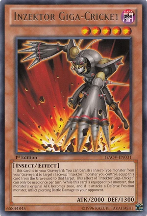 Inzektor Giga-Cricket | Yu-Gi-Oh! Wiki | Fandom