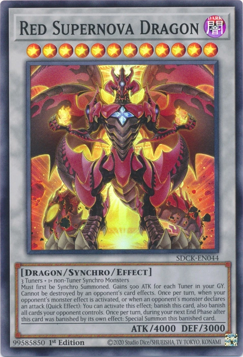 Red Supernova Dragon | Yu-Gi-Oh! Wiki | Fandom