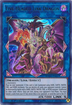 Five-Headed Link Dragon | Yu-Gi-Oh! Wiki | Fandom