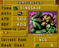 Tomozaurus (DOR) | Yu-Gi-Oh! Wiki | Fandom