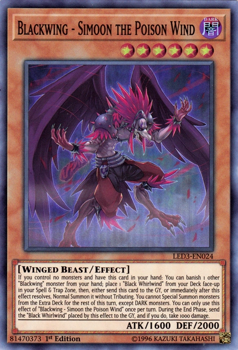 Blackwing - Simoon the Poison Wind | Wikia Yu-Gi-Oh! tiếng Việt | Fandom