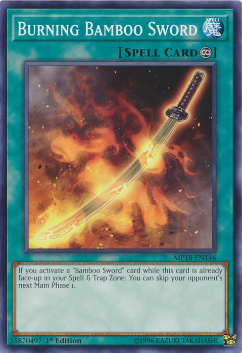 Burning Bamboo Sword | Yu-Gi-Oh! Wiki | Fandom