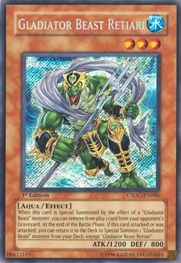 Card Gallery:Gladiator Beast Retiari | Yu-Gi-Oh! Wiki | Fandom