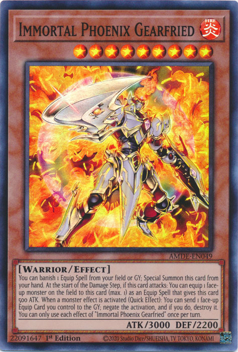 Immortal Phoenix Gearfried | Yu-Gi-Oh! Wiki | Fandom