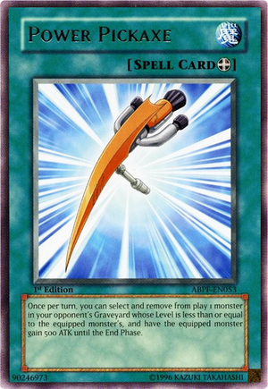Power Pickaxe | Yu-Gi-Oh! Wiki | Fandom