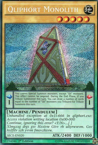Qliphort Monolith | Yu-Gi-Oh! Wiki | Fandom