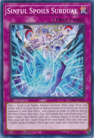 Sinful Spoils Subdual | Yu-Gi-Oh! Wiki | Fandom