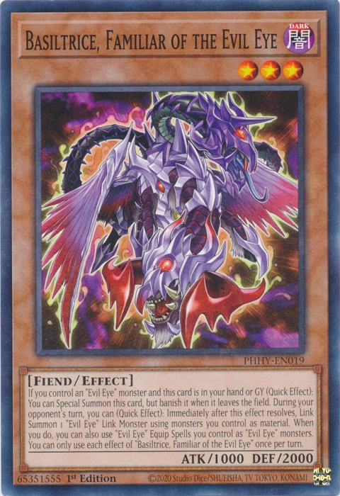 Basiltrice, Familiar of the Evil Eye | Yu-Gi-Oh! Wiki | Fandom