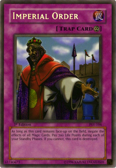 Card Errata:Imperial Order | Yu-Gi-Oh! Wiki | Fandom