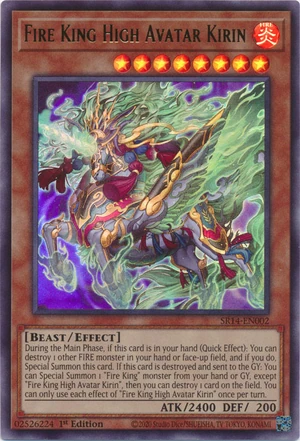 Fire King High Avatar Kirin | Yu-Gi-Oh! Wiki | Fandom