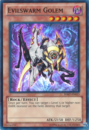 Evilswarm Golem | Yu-Gi-Oh! Wiki | Fandom