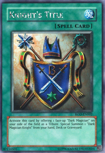 Card Gallery:Knight's Title | Yu-Gi-Oh! Wiki | Fandom