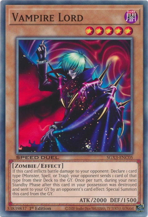 Vampire Lord | Wikia Yu-Gi-Oh! tiếng Việt | Fandom