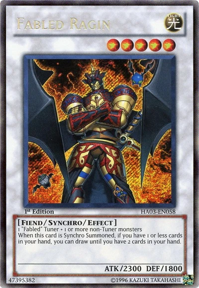Fabled Ragin | Yu-Gi-Oh! Wiki | Fandom