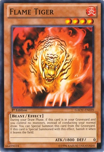 Card Gallery:Flame Tiger | Yu-Gi-Oh! Wiki | Fandom