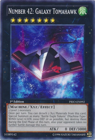 Card Gallery:Number 42: Galaxy Tomahawk | Yu-Gi-Oh! Wiki | Fandom