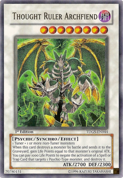 Card Gallery:Thought Ruler Archfiend | Yu-Gi-Oh! Wiki | Fandom