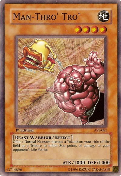 Card Errata:Man-Thro' Tro' | Yu-Gi-Oh! Wiki | Fandom