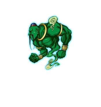 La Jinn the Mystical Genie of the Lamp (character) | Yu-Gi-Oh! Wiki ...