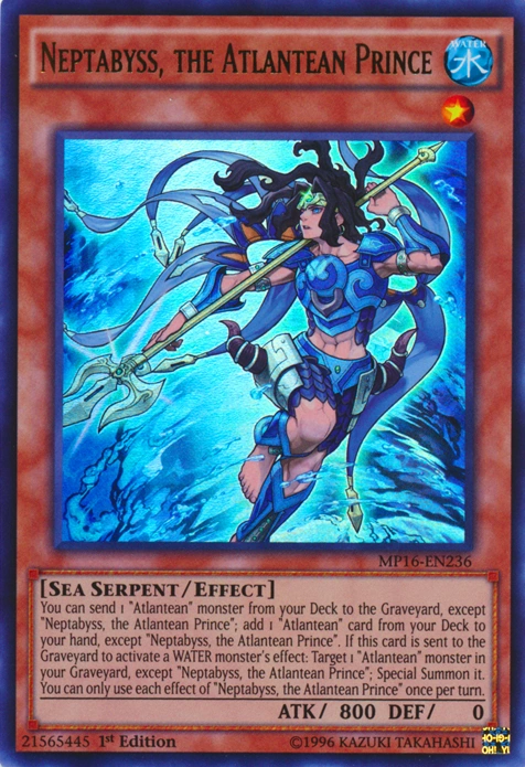 Neptabyss, the Atlantean Prince | Yu-Gi-Oh! Wiki | Fandom