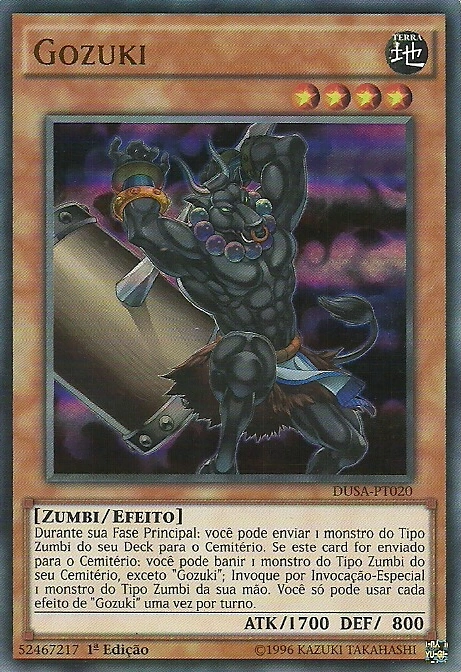 Galeria de Card:Gozuki | Yu-Gi-Oh! Wiki | Fandom